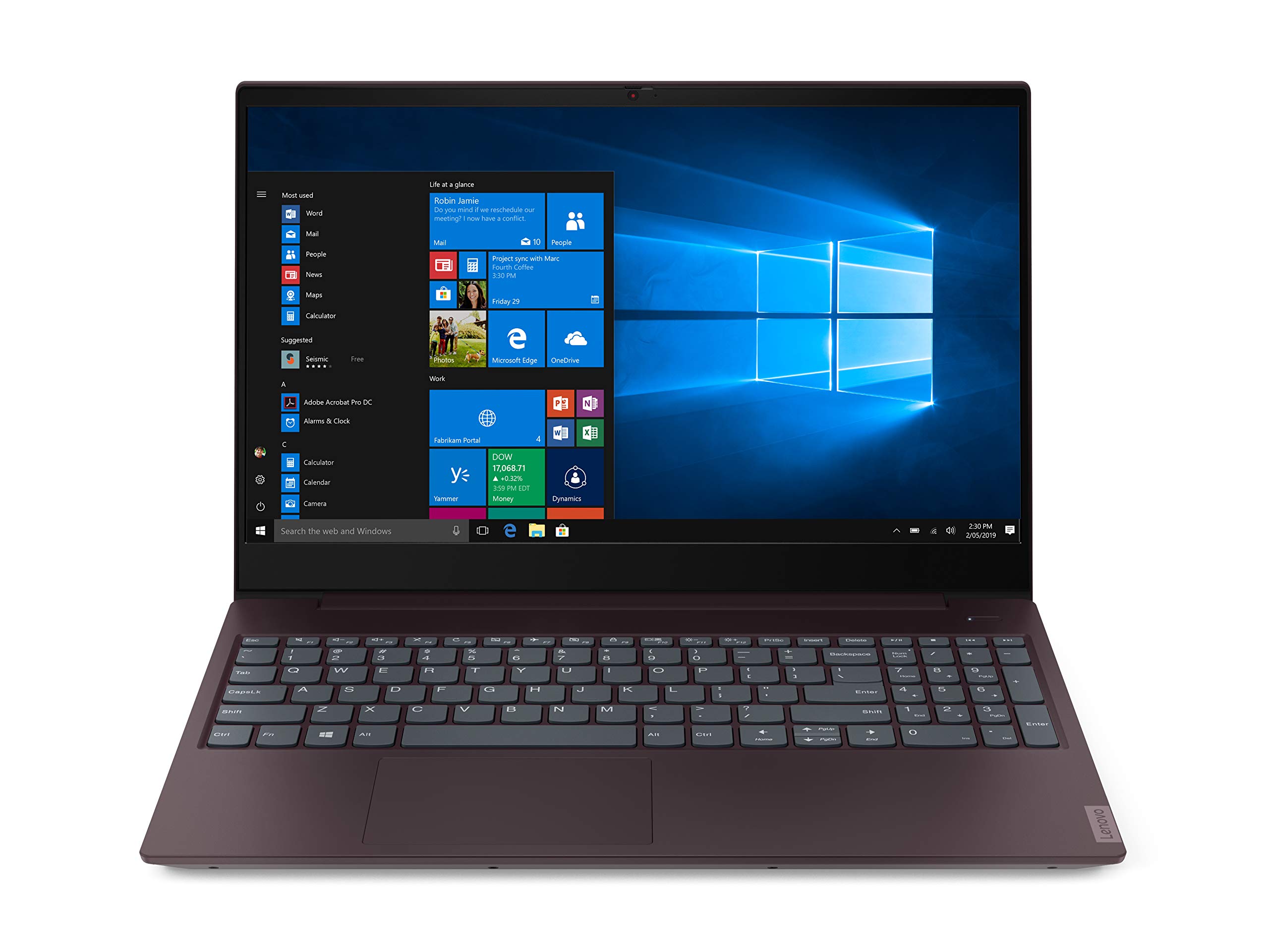 Lenovo Ideapad S340 Laptop, 15.6" HD Anti-Glare Display, Intel Core i5-8265U Quad-Core Processor up to 3.90GHz, 8GB RAM, 128GB SSD, Wireless-AC, Bluetooth 4.1, Windows 10, Dark Orchid (Dark Orchid)