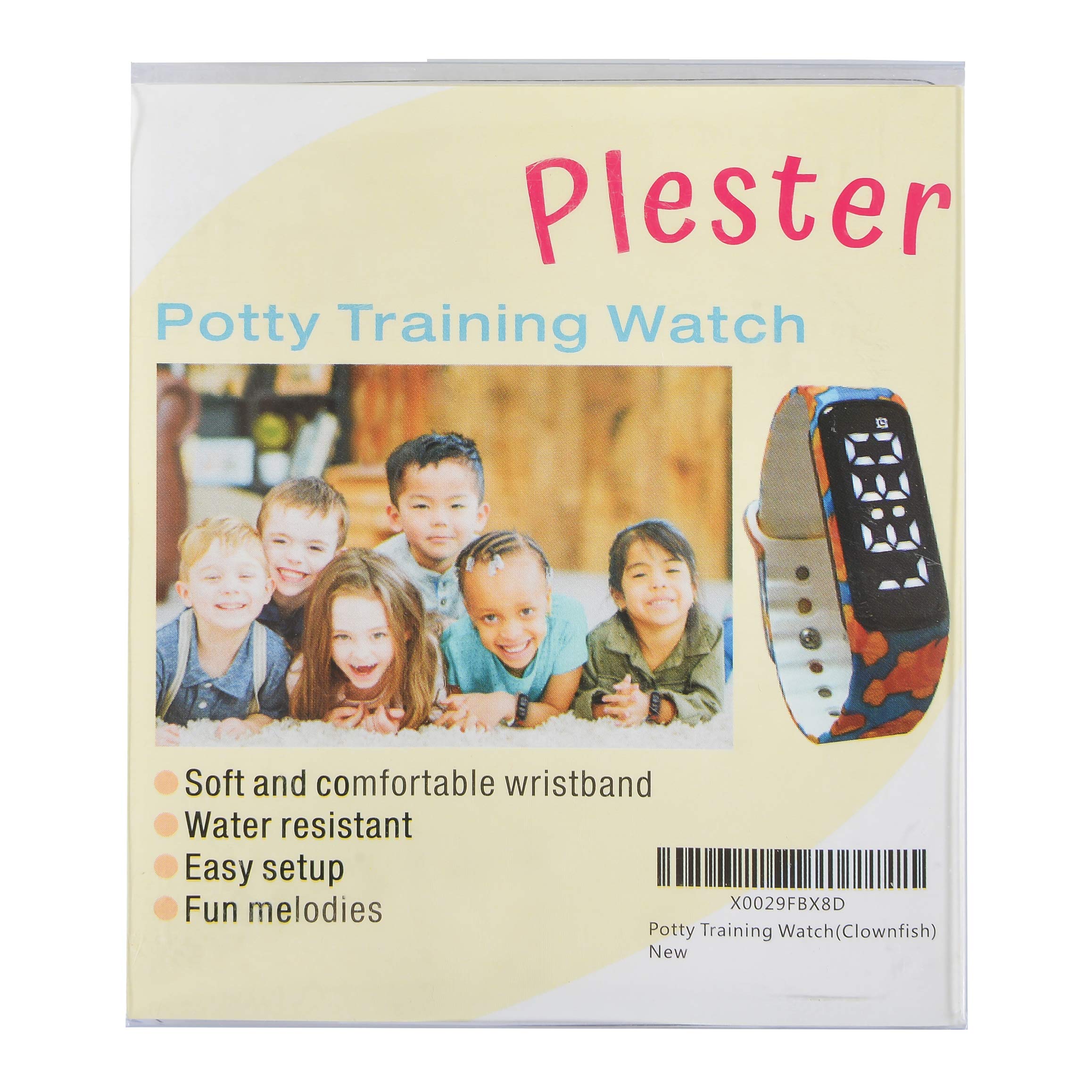 Potty Training Watch | Baby Potty | Potty Training Watch for Boys and Girls | Toddler Watch | Colorful Fish Pattern Wristband