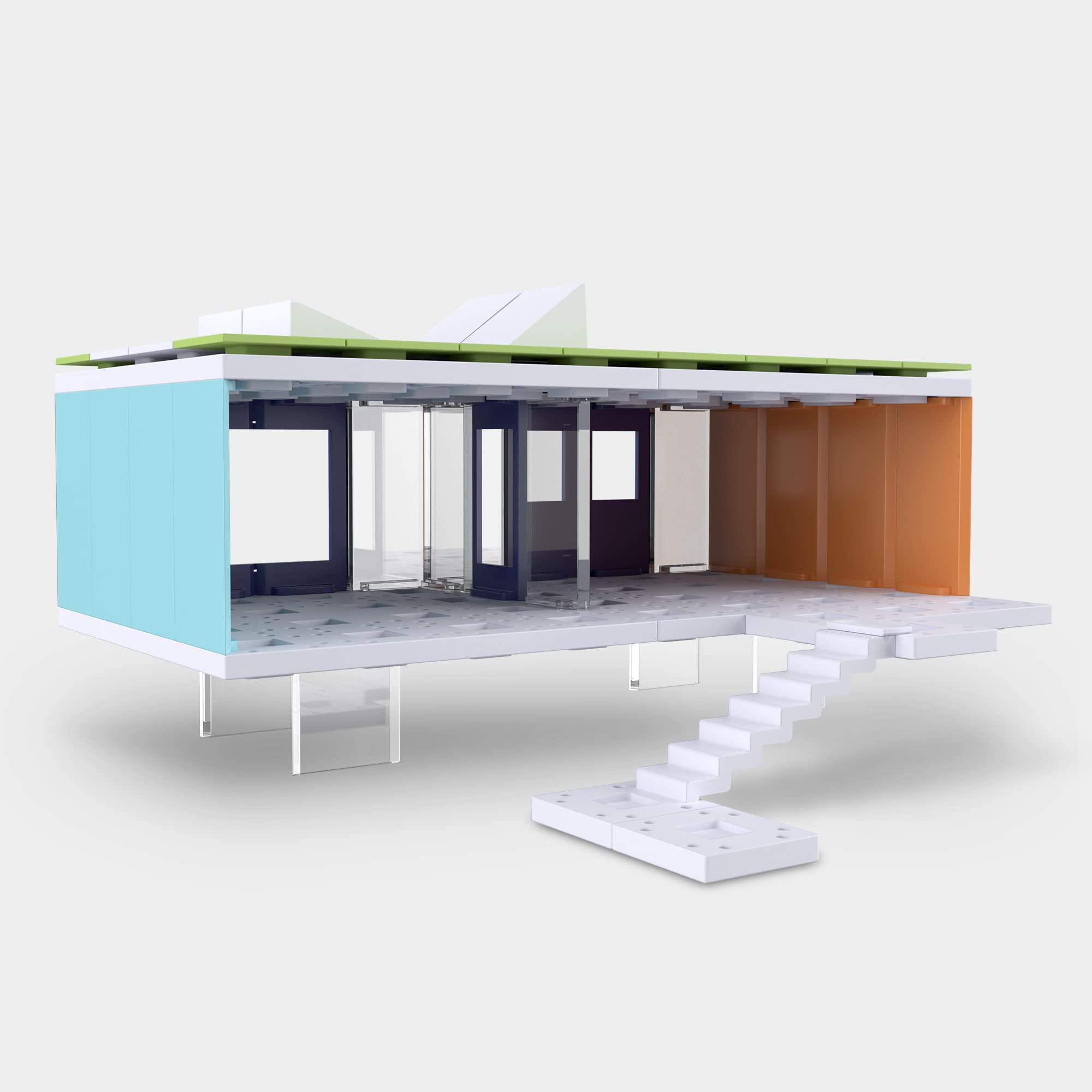 Arckit Coastal Living Building Blocks Kit, STEM Educational Toy, Miniature House Kit Model House, Architecture for Kids, Unique Gift for Adults & Kids