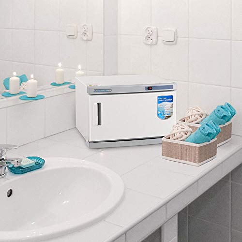BYOOTIQUE Hot Towel Warmer Cabinet, 16L Hot Heat Towel Warmer, 2in1 Professional Fast Heating Portable Towel Warmer for Facial Spa, Massage, Hair Salon, Barber Shop, Estheticians, Beauty Salon, White