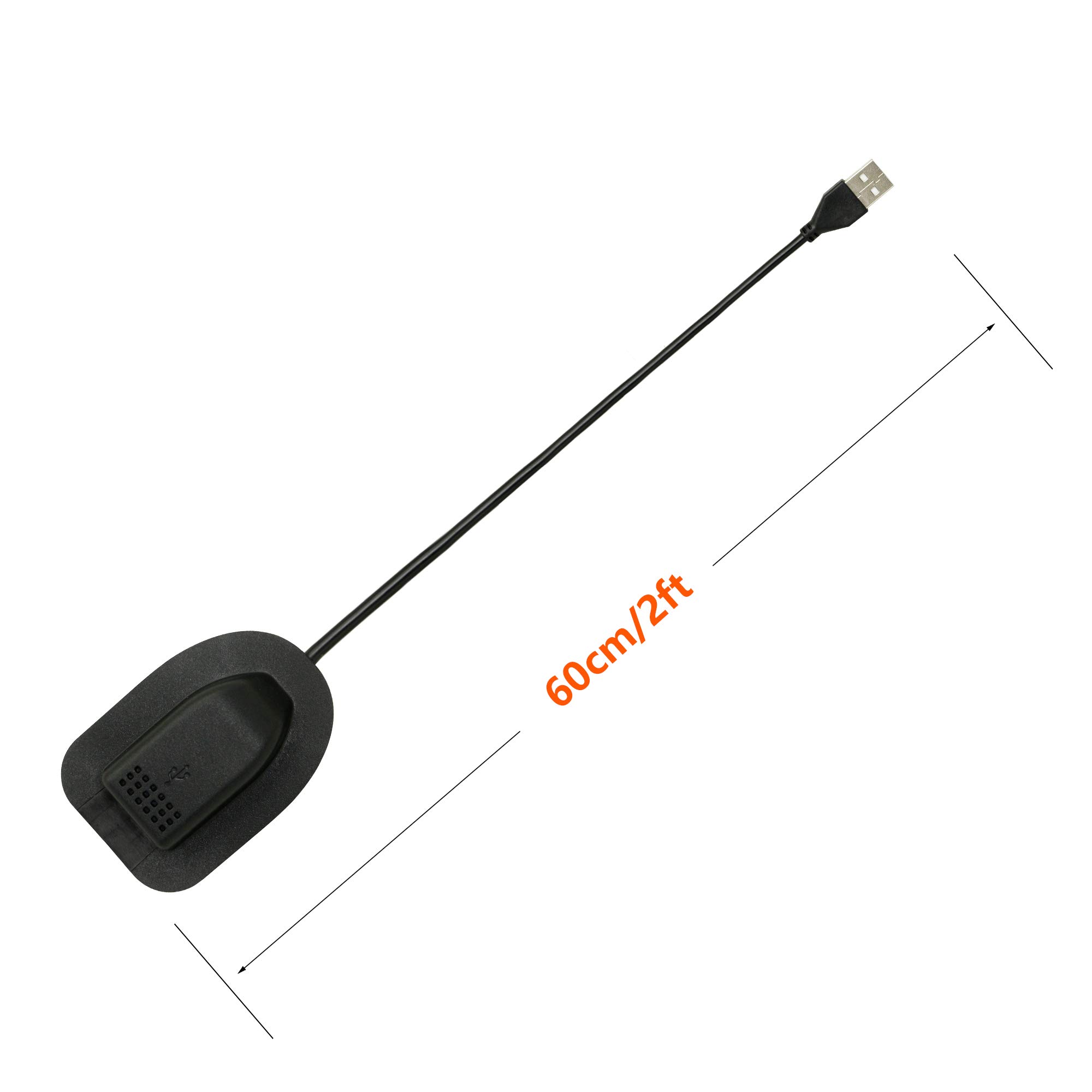 SinLoon USB 2.0 Charging Cable USB 2.0 Male to USB Female Panel Mount Charging & Data Sync Cable for Work Backpack USB Charging Port(0.6M)