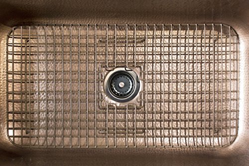 SinkSense Rohe 27.75" x 13.375" Kitchen Sink Bottom Grid, Antique Brown