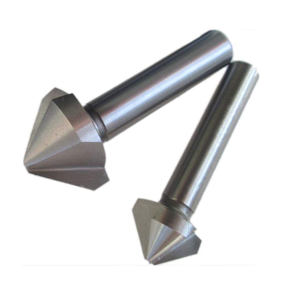 XMEIFEI PARTS Drill bit Set 6.3-45mm HSS 3 Flute 120 Degree Chamfer Countersink Drill Bits(6.3/8.3/10.4/12.4/14/16.5/20.5/25/30/35/40/45mm) Long Drill bits (Size : 12.4mm)