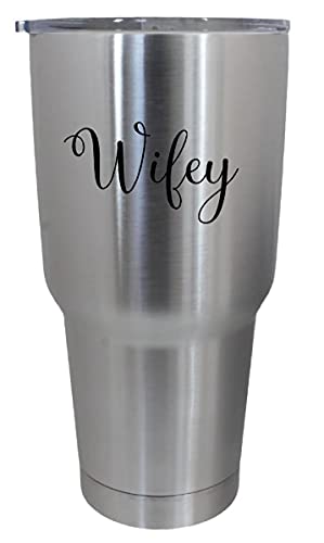 Cups drinkware tumbler sticker - Wifey - funny inspirational cool sticker decal