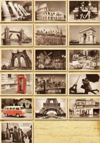 Dxhycc 32 PCS 1 Set Vintage Retro Old Travel Postcards for Worth Collecting