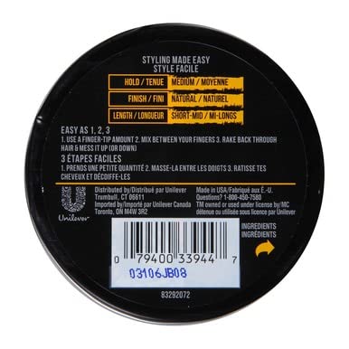 AXE Messy Look Hair Paste Flexible 2.64 oz (Pack of 4)