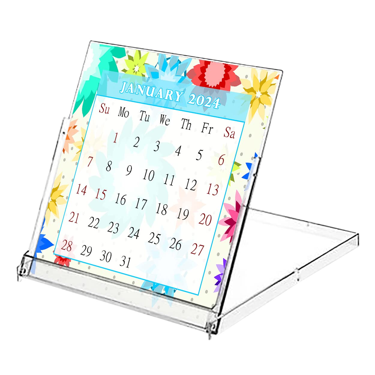 2024 CD-Style Desk Calendar 12 Months Calendar/Planner / (Edition #01)