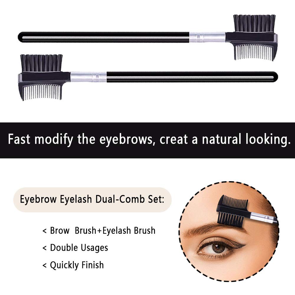 Eyelash Comb and Eyebrow brush, Eyelash Brush Comb Set (1PCS)