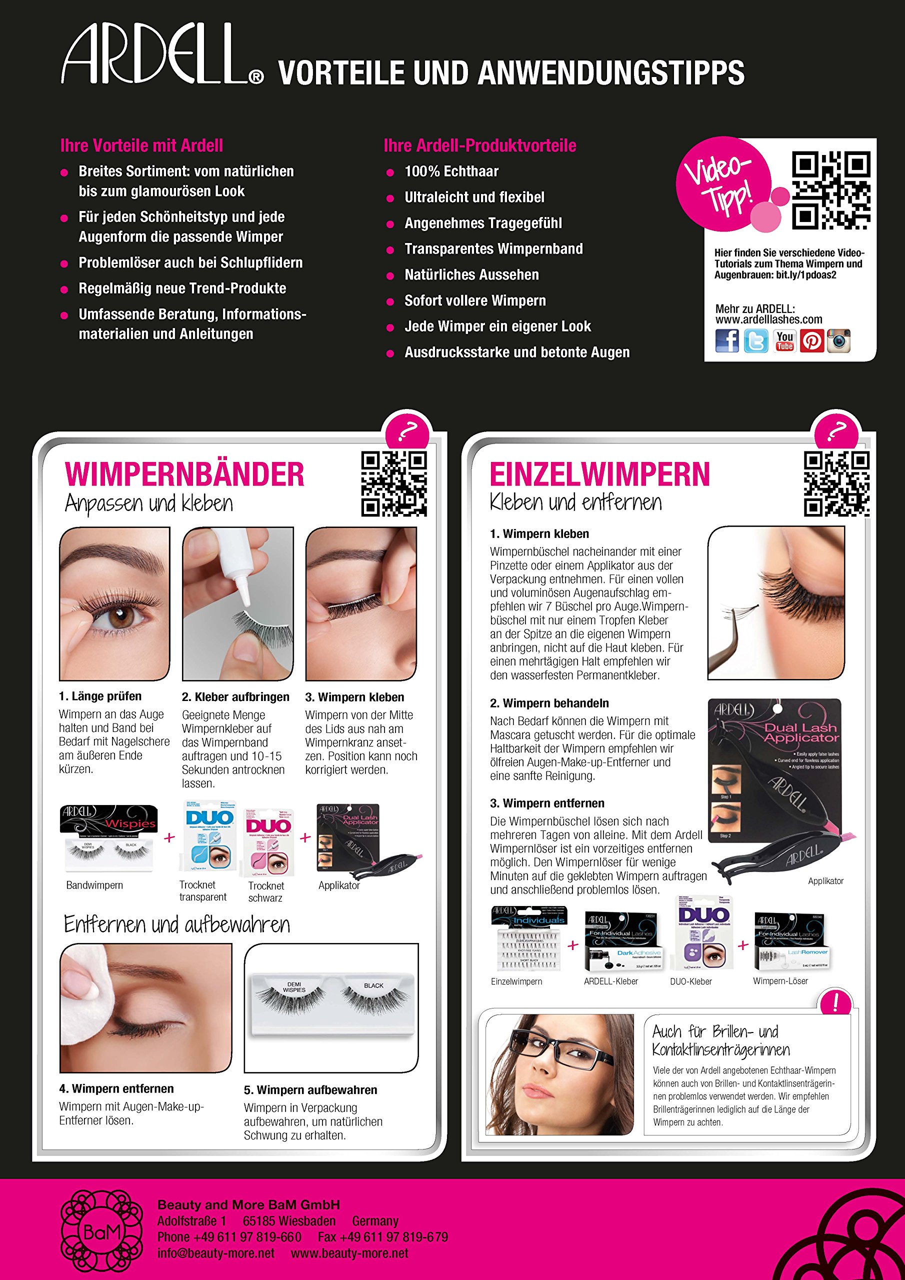 Ardell Press On Lashes - Wispies