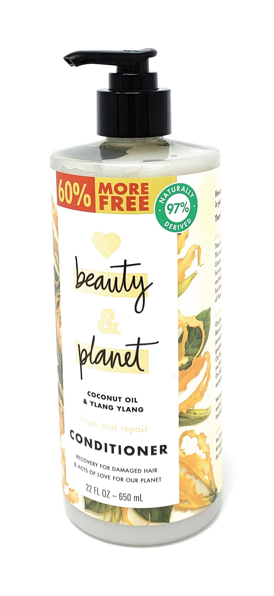 Love Beauty And Planet Conditioner | 22 Fl Oz (Coconut Oil & Ylang Ylang)