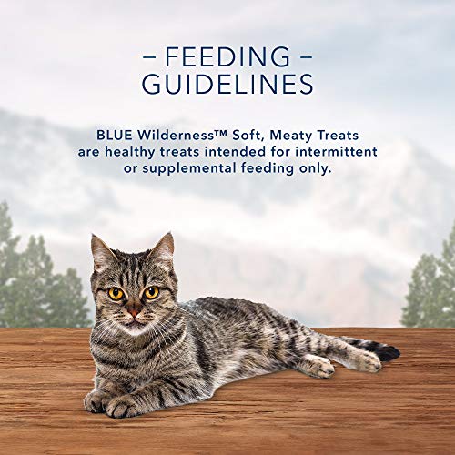Blue Buffalo Wilderness Grain Free Soft-Moist Cat Treats, Chicken & Turkey 2-oz Bag