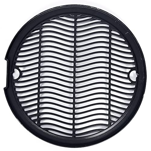24" Ceramic Pellet Grill with 19.6" Diameter Gridiron Double Ceramic Liner 4 in 1 Smoked Roasted BBQ Pan-roasted for Outdoors Patio, Black