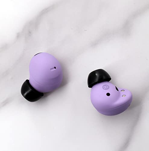 6 Pairs Galaxy Buds 2 Pro Memory Foam Ear Tips, S/M/L Noise Reduce Anti-Slip No Silicone Pain Comfortable Fit in Case Earbuds Compatible with Samsung Galaxy Buds 2 Pro 2022 Release - Graphite