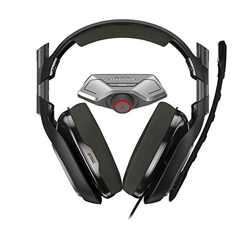 ASTRO Gaming A40 TR Headset w/MixAmp M80 for Xbox One, Mod Kit Compatible, Gaming Headset for Xbox One, PC - Bulk Packaging - Black/Olive