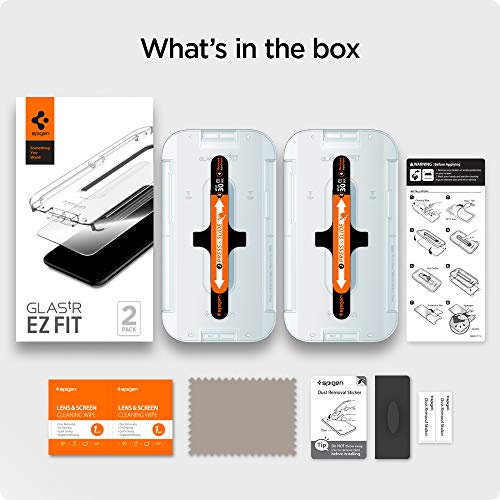 Spigen Tempered Glass Screen Protector [GlasTR EZ FIT] designed for iPhone 12 Pro Max (2020) [6.7 inch] [Case Friendly] - 2 Pack