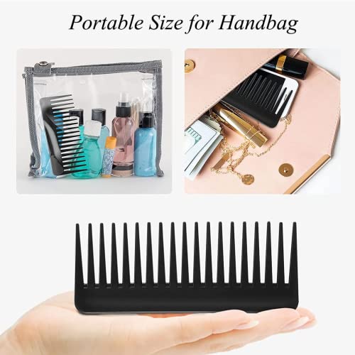 3 Pieces Wide Tooth Detangling Shower Hair Comb for Women Curly Wet Dry Long Thick Hair