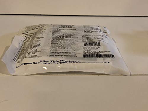 StimChoice TENS Unit Replacement Pads Snap Electrodes, 2"x 4" 24 Pack - Premium Quality TENS Pads - Compatible with TENS Machines with Snap Style Electrode Pads, Replacement Stim Pads, White