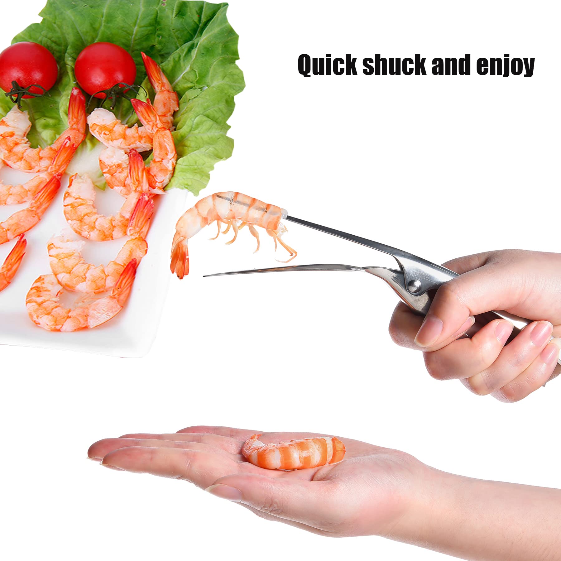 2 Pcs Shrimp Deveiner Tool Shrimp Cleaner, Shrimp Knife ShrimpThread Knife Shrimp Deveining Tool,Shrimp Peeler Set, Toad Fish Shrimp Cleaner Shrimp Peeler.
