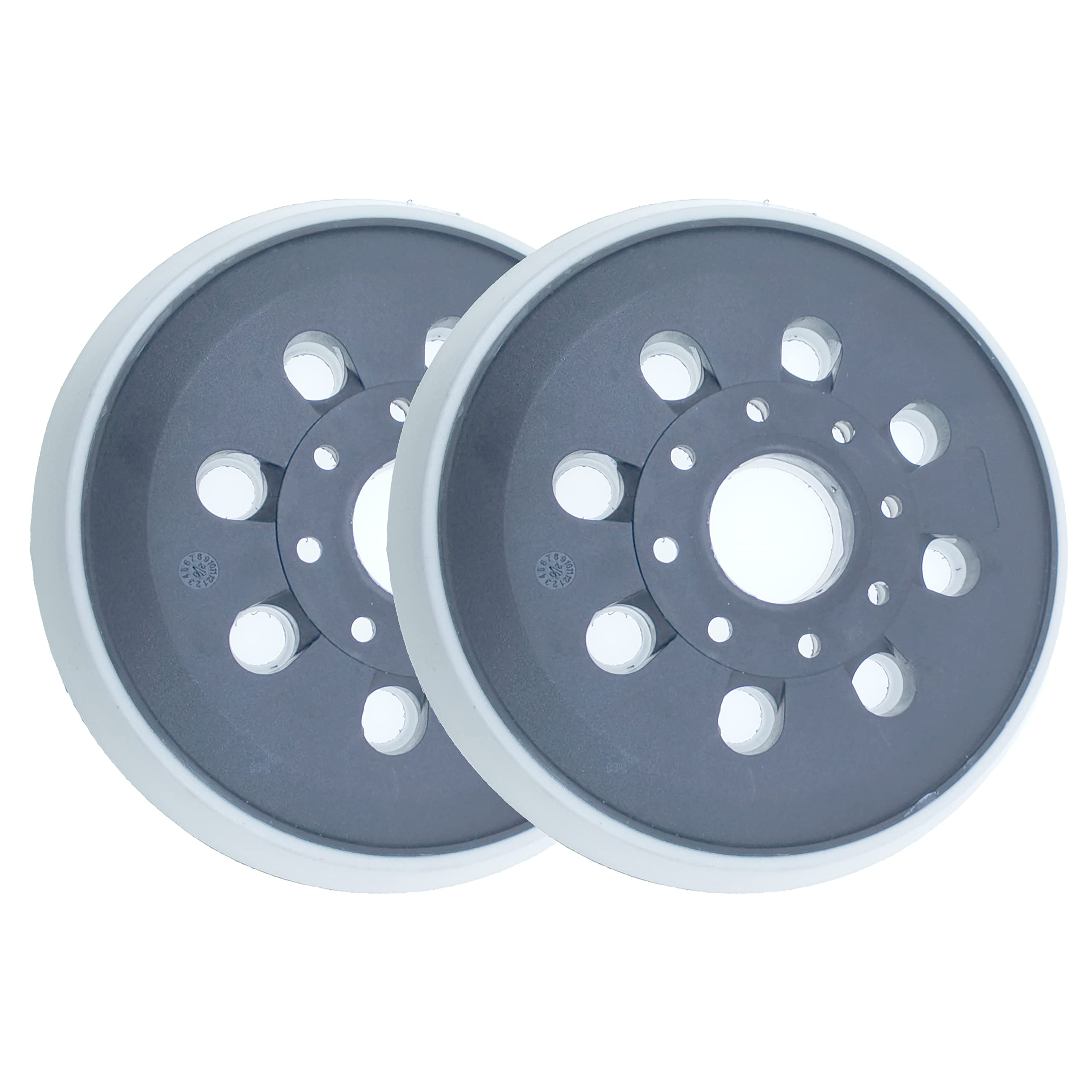 2pcs 5 inch 8 Hole Hook-&-Loop Sander Backing Pad for Bosch RS035 ROS10 ROS20VS ROS20VSC ROS20