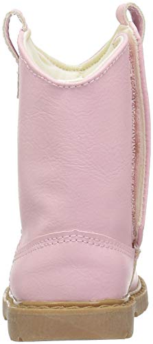 Baby Deer Round Toe Western Boot, White SZ 2