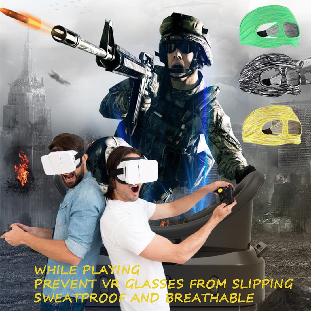 3 Pcs VR Facemask Eye Mask Breathable Sweat Band VR Eye Mask Face Cover VR Headsets Pad VR Games Accessories