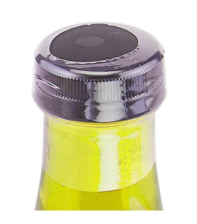 45 x 25 mm Flat Cut Perforated Shrink Bands (Fits approx. 24mm diameter Standard Caps) - Tamper Evident PVC Wrap Sleeves for Bottles and Jars - No Print (250)