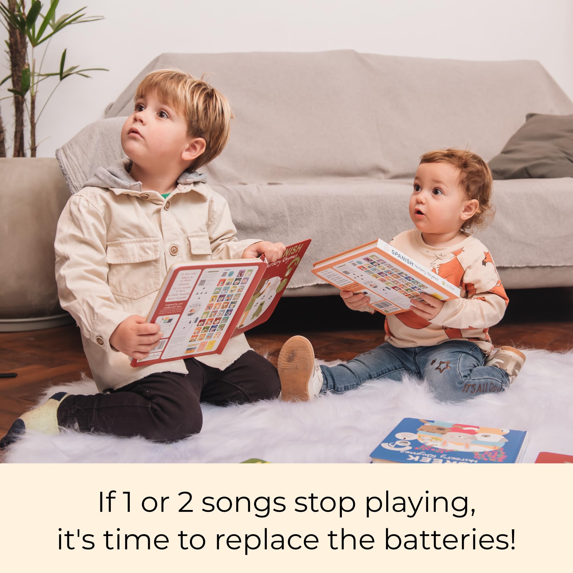 Cali's Books Battery Kit for Interactive Musical Books. Battery Kit with 9 AG10-LR54 Batteries and Small Screwdriver for Sound Books