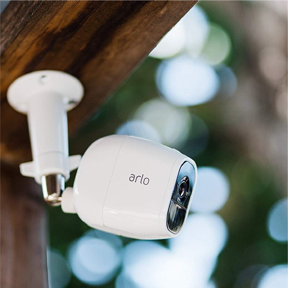 Arlo VMS4230P-100NAS Pro 2 - Wireless Home Security Camera System with Siren, Rechargeable, Night Vision, Indoor/Outdoor, 1080p, 2-Way Audio, Wall Mount, Cloud Storage Included, 2 Camera Kit