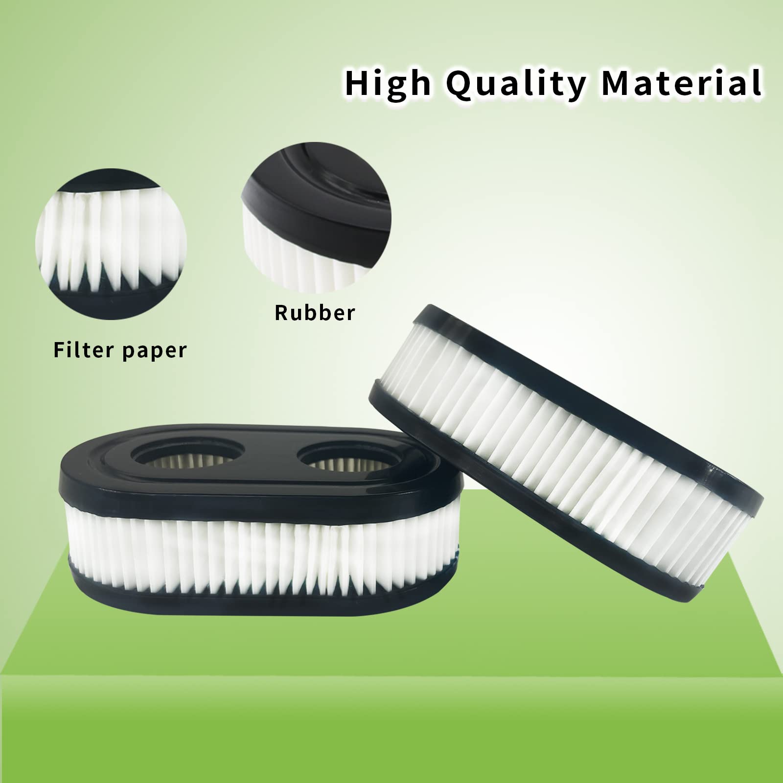 593260 Air Filter for Lawn Mower, 798452 334404 Replacement Air Filter Compatible with Series Engine 550E 500EX 550EX 625 575EX 4247 5432 5432k, 2 Packs
