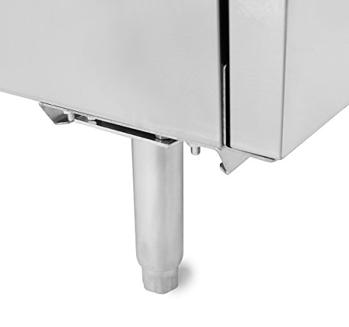 Atosa USA ATFS-75 (High BTU 150k) Heavy Duty 75 lbs Stainless Steel Deep Fryer - Propane