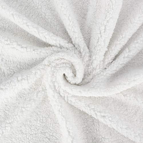 American Baby Company Heavenly Soft Chenille Sherpa Blanket Set, 3D Gray Cloud, for Boys & Girls