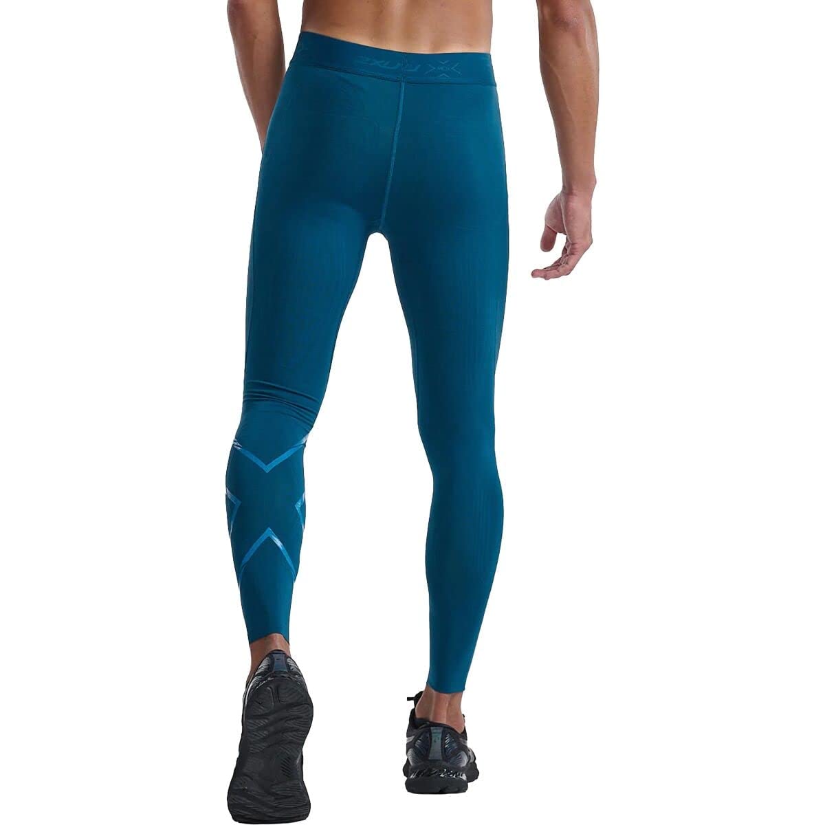 2XU Force Compression Tights, Dark Ocean/Celestial, X-Large