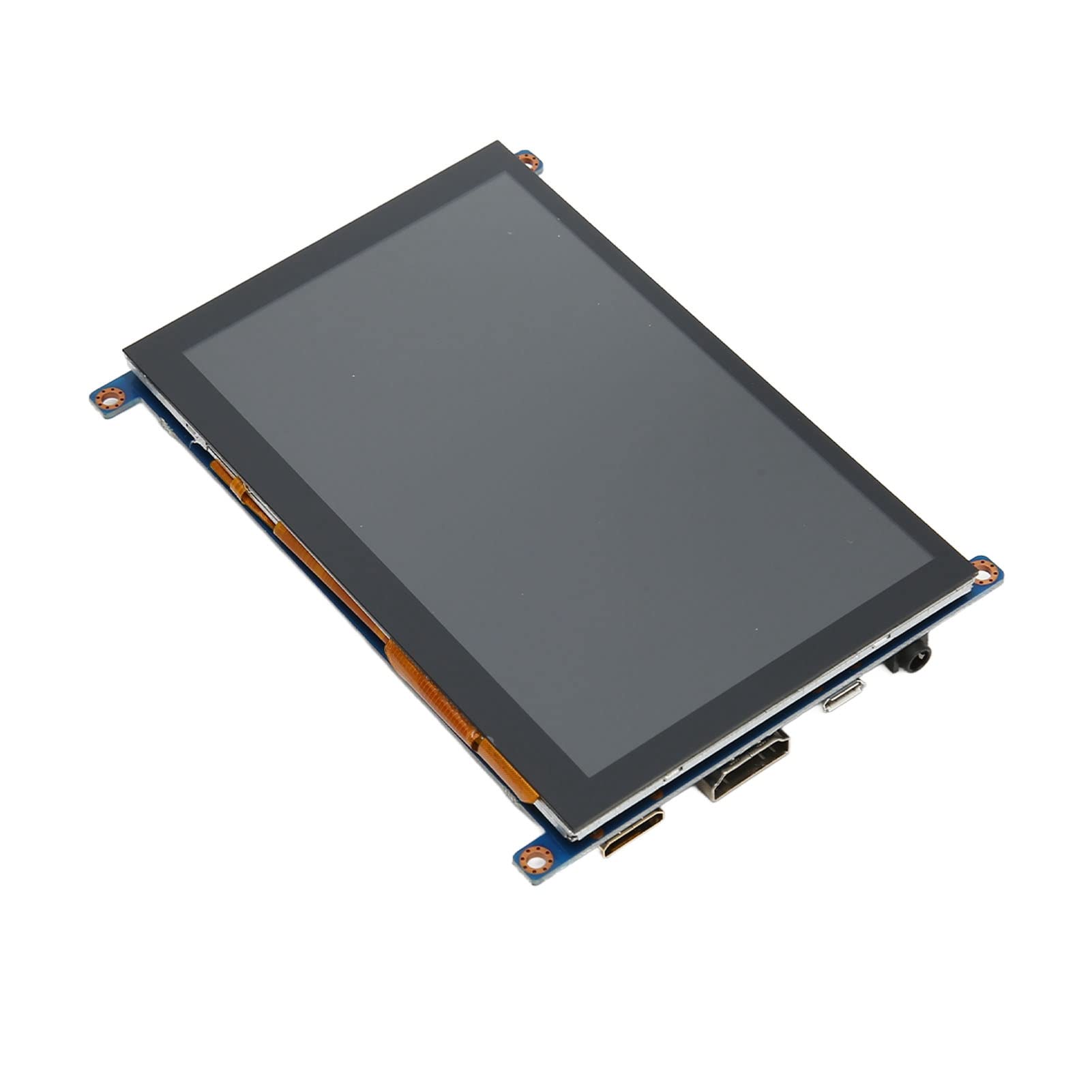 5 Inch Touch Screen, 800x480 High Resolution HDMI Monitor, 178 Degree Viewing Angle IPS Portable Monitor, for RPi, for Ubuntu Mirror, Computer
