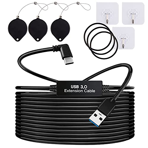 16ft USB Link Cable [Upgraded Version] Charging,Connectivity,and Data Transfer Cable Compatible with Meta/Oculus Quest 2 Accessories and PC/Steam VR