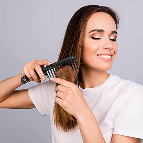 3 Pieces Wide Tooth Detangling Shower Hair Comb for Women Curly Wet Dry Long Thick Hair