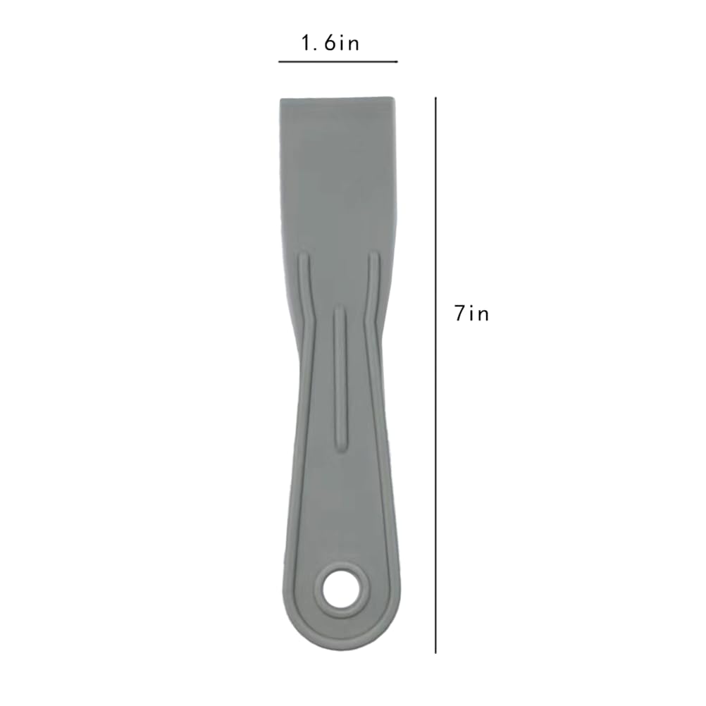 5 Pack Putty Knife, Flexible Plastic Paint Scraper Tool for Spackling,Plastic Putty Knife, Putty Knife Set, Plastic Spreader, Spackle Tool, Plastic Putty Knife Scraper, Scraper Tool, Putty Scraper