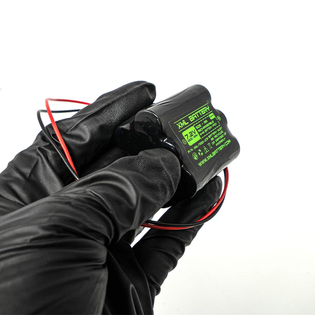 XML Battery (1 Pack 2GIG-BATT1 228844 2GIG 6MR1600AAY4Z BATT1X BATT2X H-AA2000mah 7.2v 2200mAh Ni-MH Rechargeable Battery Pack Replacement for Alarm System Security Control Panel