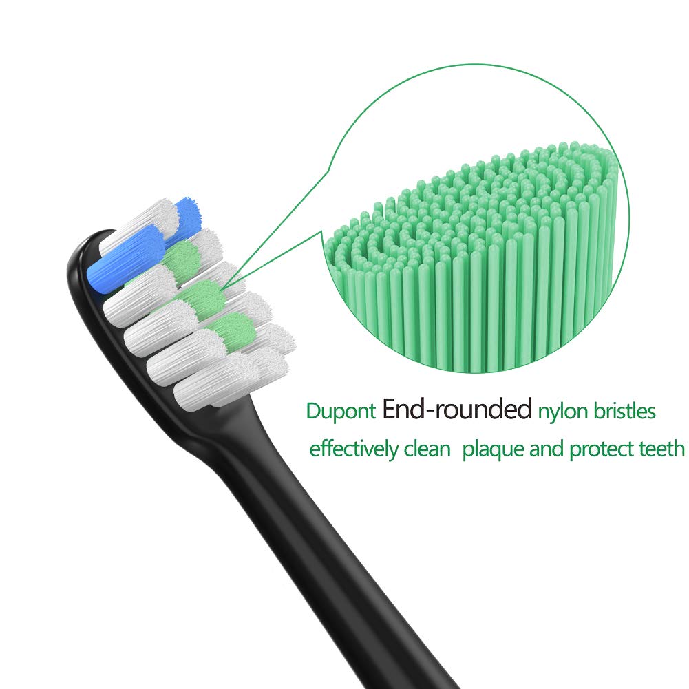 WuYan 4 Pack Toothbrush Heads for Xiaomi Deep Cleaning, Automatic Electric Sonic Replacement Tooth Brush for Soocare X3 Electric toothbrushes, with Travel Caps