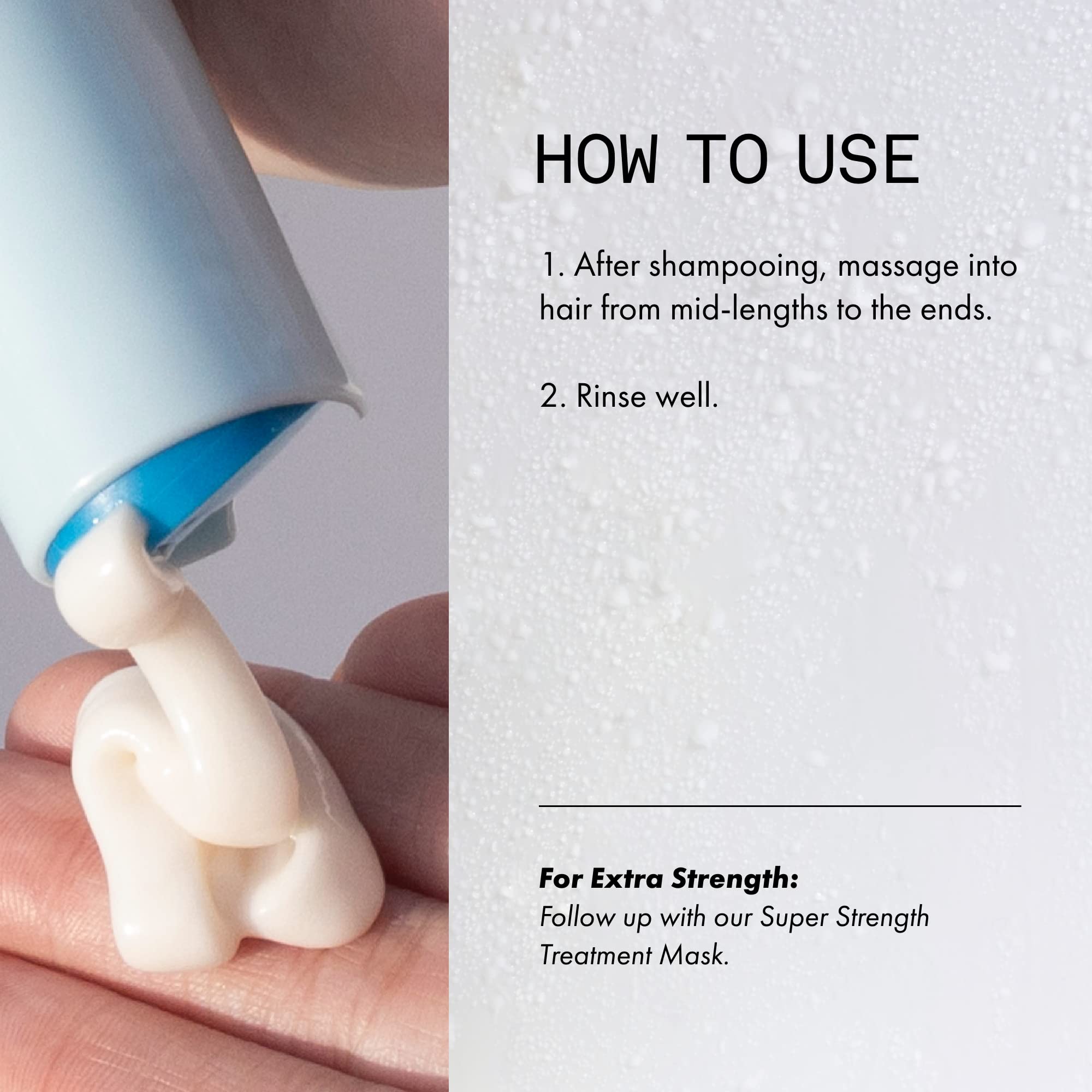 FEKKAI Super Strength Conditioner - 2 oz - Repairs, Strengthens & Nourishes - Salon Grade, EWG Compliant, Vegan & Cruelty Free