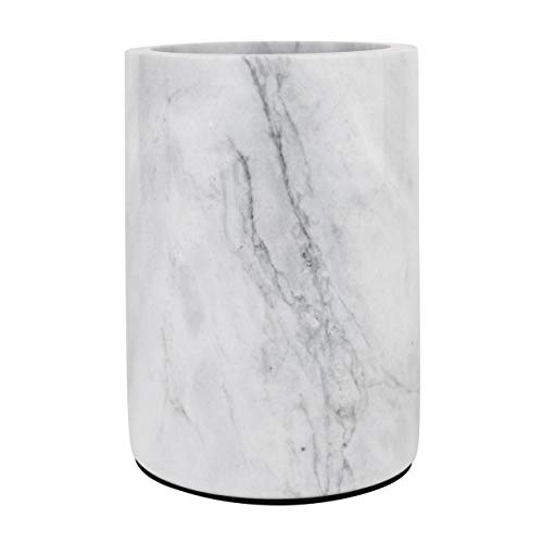 Homeries Marble Wine Chiller Bucket - Wine & Champagne Cooler for Parties, Dinner β Keep Wine & Beverages Cold β Holds Any 750ml Bottle - Ideal Gift for Wine Enthusiasts