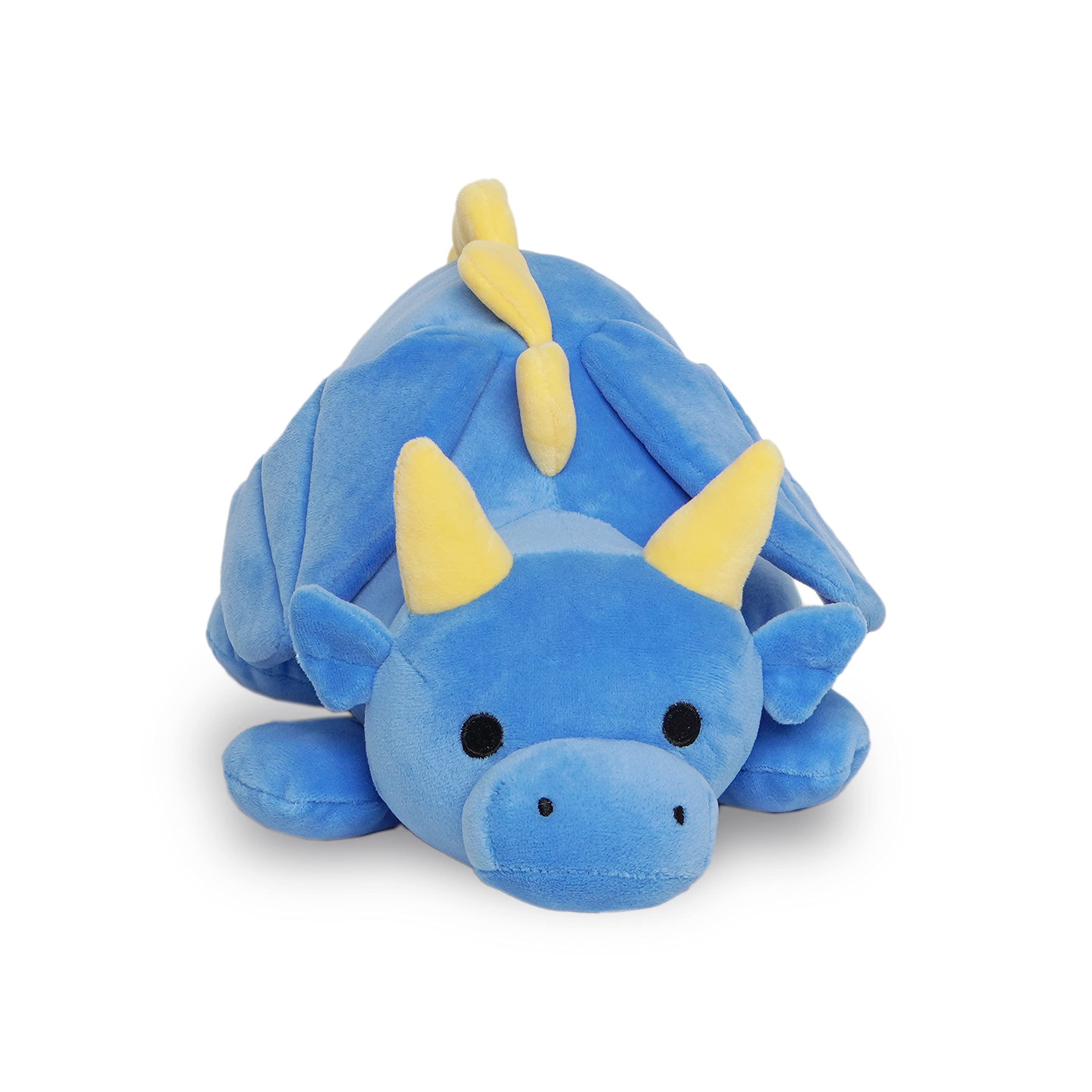 Avocatt 12" Blue Dragon Plushie - Soft, Squishy Stuffed Animal Toy for Kids