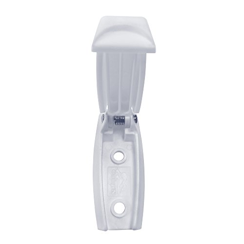 Camp'N - 12 Pack- Baggage Door Catch - Clip - Holder - for RV, Trailer, Camper, Motor Home Baggage Doors (White)