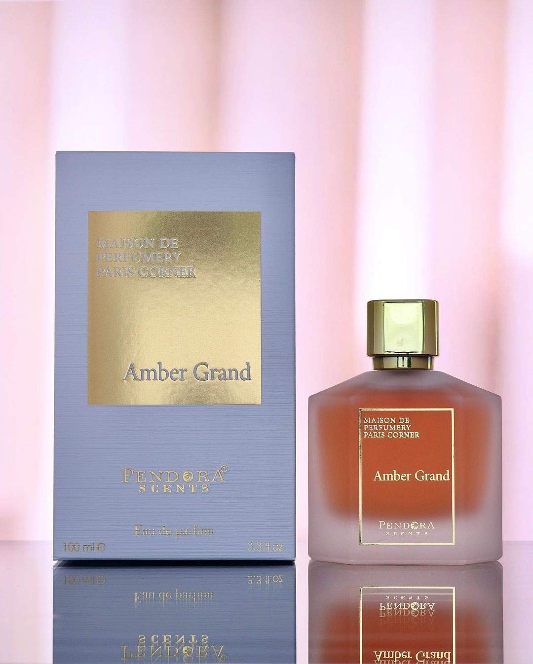 Paris Corner 100ml Amber Grand EDP Unisex Spray Fragrance Long-Lasting Perfume PERFUMES