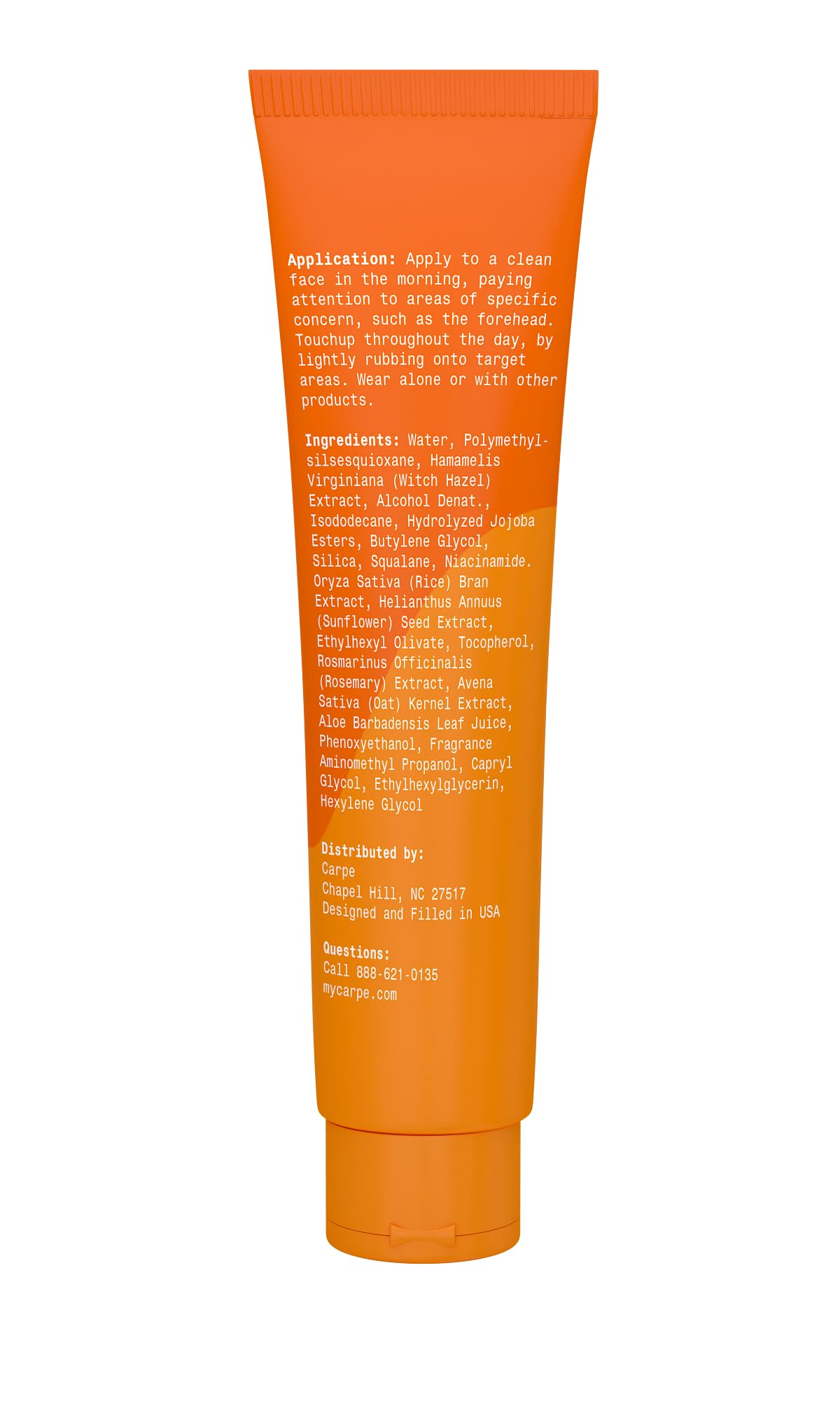 Carpe - Helps Keep Your Face, Forehead, and Scalp Dry - Sweat Absorbing Gelled Lotion - Plus Oily Face Control - With Silica Microspheres and Jojoba Esters