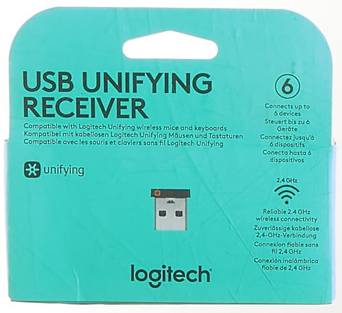 Logitech USB Unifying Receiver - Black