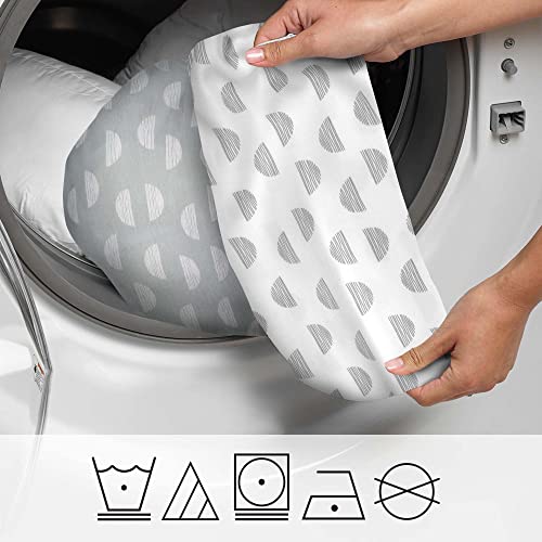 Boppy Full Body Side Sleeper Pillow, Mirage White and Gray, Versatile All-Around Body Comfort for Pregnancy and Postpartum, Flex-Support Technology for Sleeping and Sitting