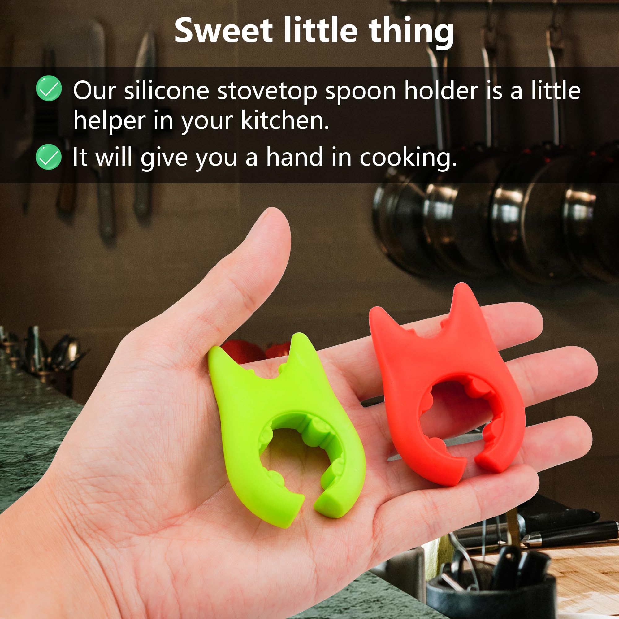 2 sets Silicone Spoon Rest for Stove Top,Spatula Rest for Stove Top,Silicone Spoon Holder for Stove Top ,spoon rest for kitchen counter