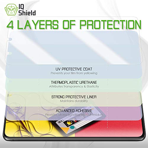 IQShield Screen Protector Compatible with Samsung Galaxy S20 (6.2 inch)(3-Pack)(Case Friendly) Anti-Bubble Clear Film