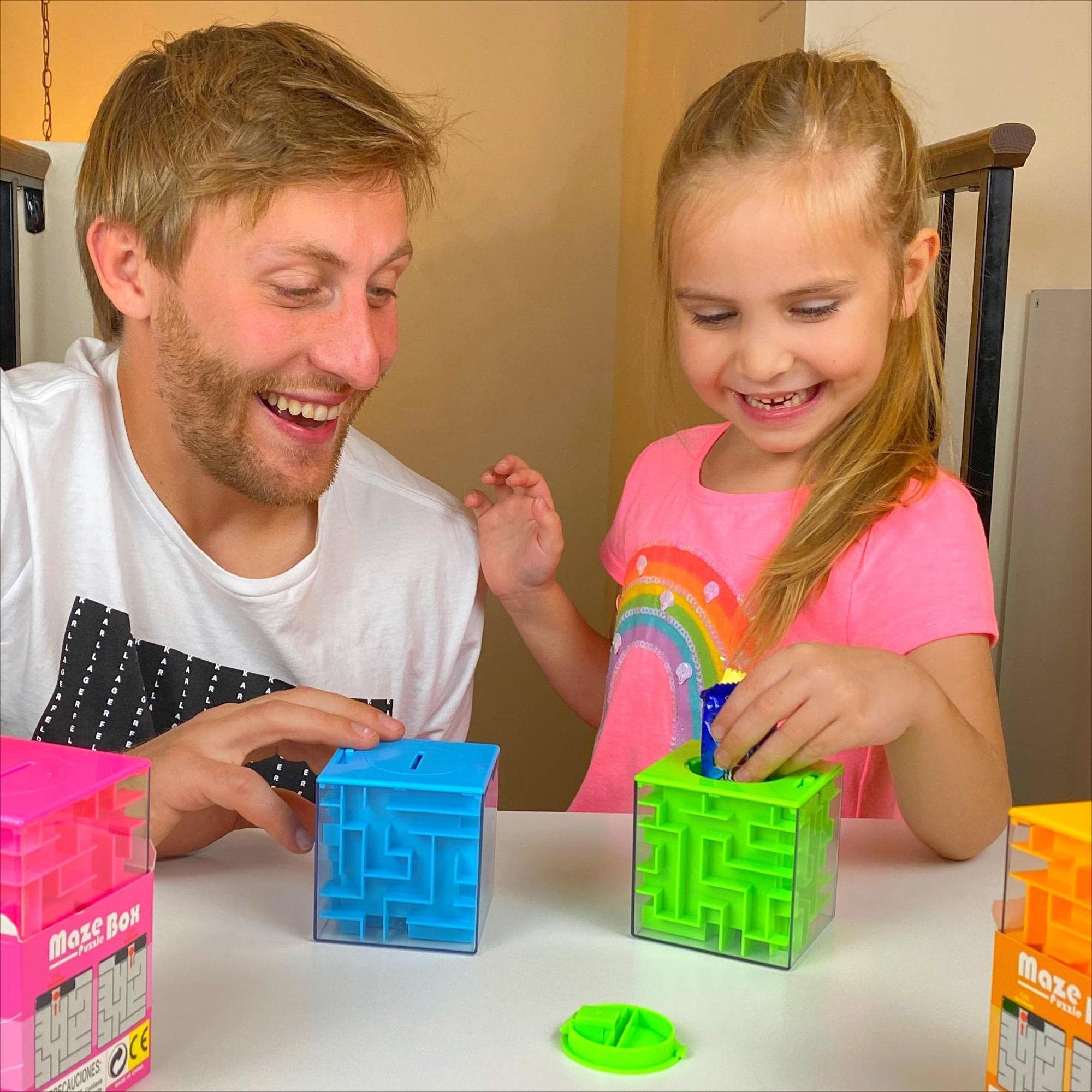 3 Pack Money Maze Puzzle Gift Boxes, A Fun Unique Way to Give Gifts for People You Love, Great for Kids and Adults