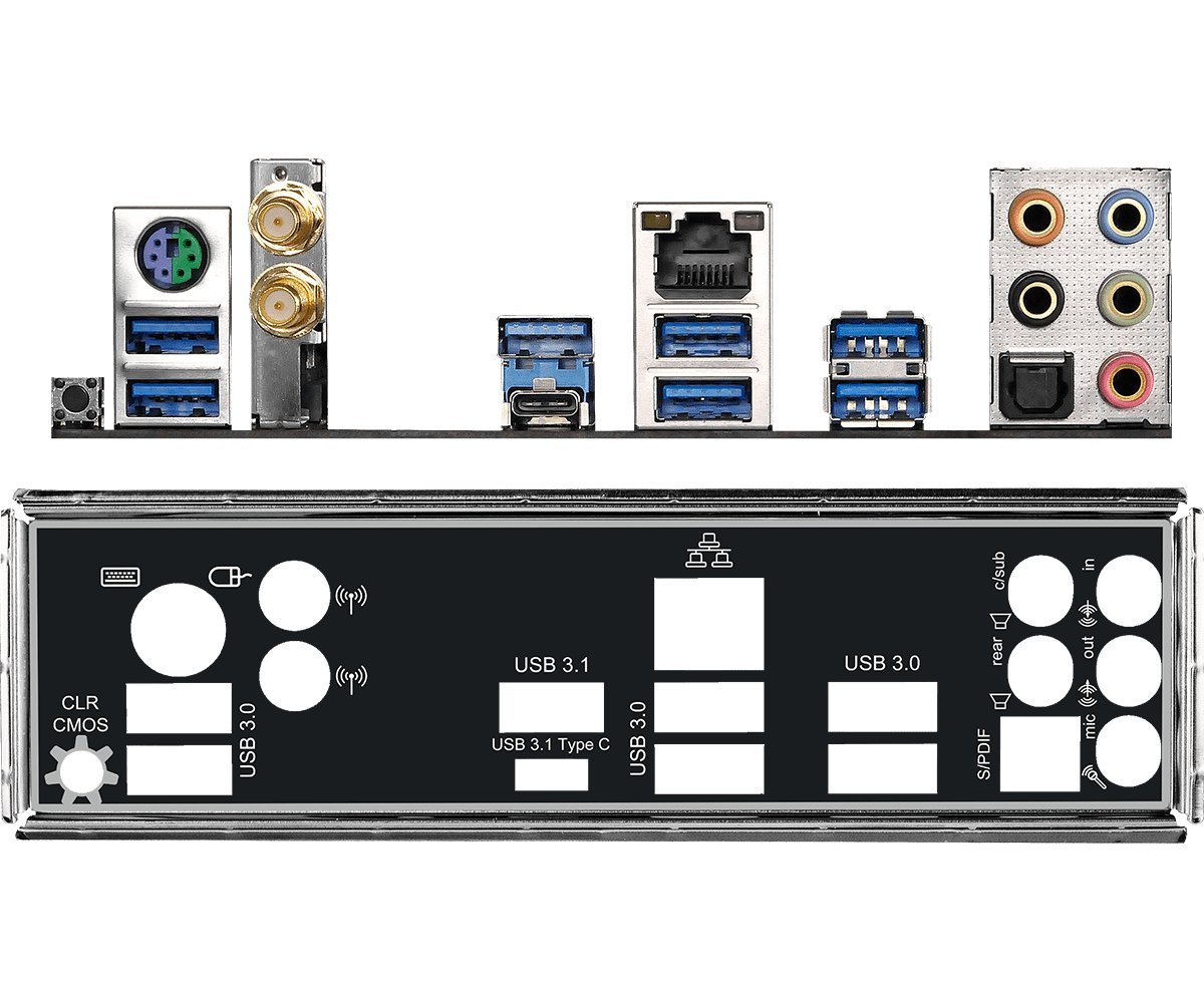 ASRock X370 TAICHI Socket AM4/AMD X370/DDR4/Quad CrossFireX & SLI/SATA3&USB3.1/M.2/Wi-Fi/A&GbE/ATX Motherboard